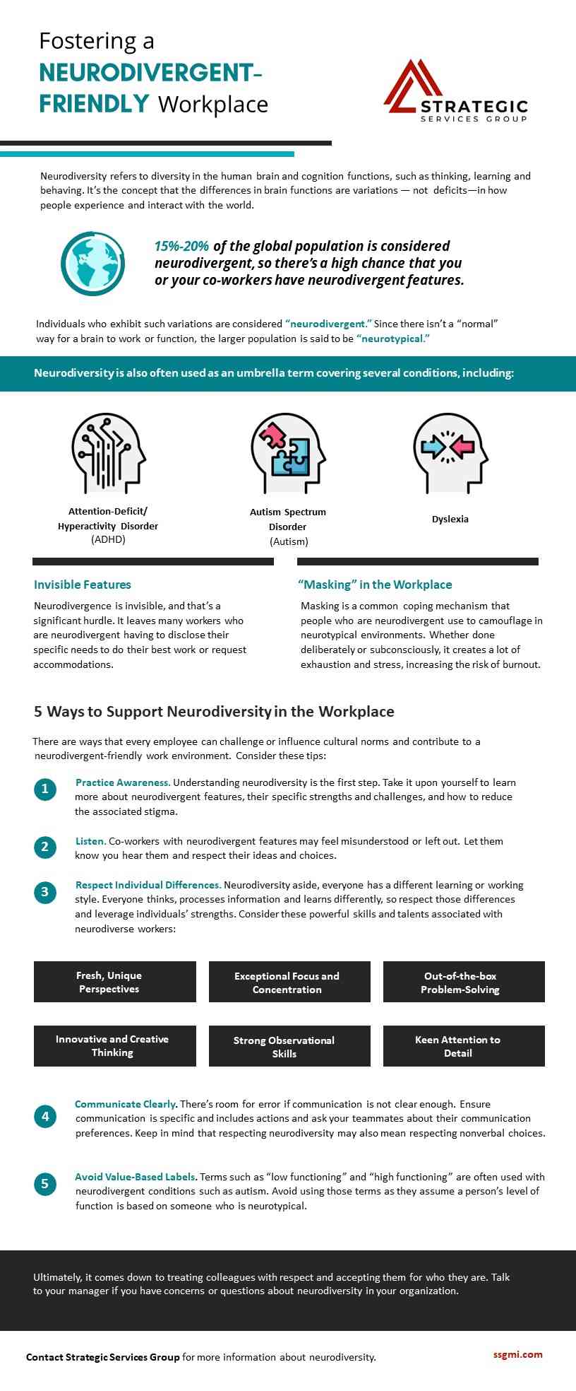 Supporting Neurodiversity in the Workplace